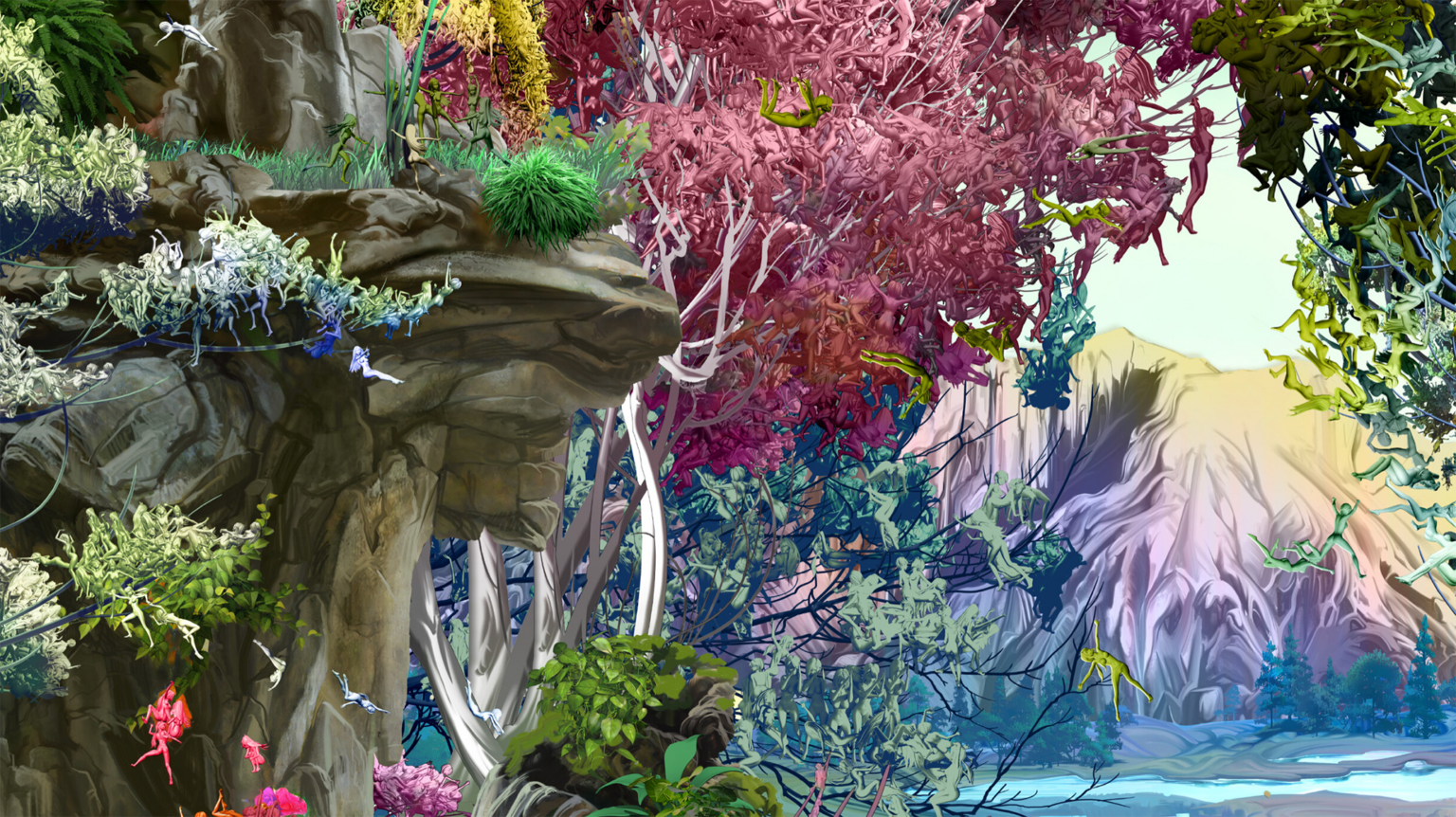 Meer: Jessica Lichtenstein, Nymphtopia - Allouche Gallery
